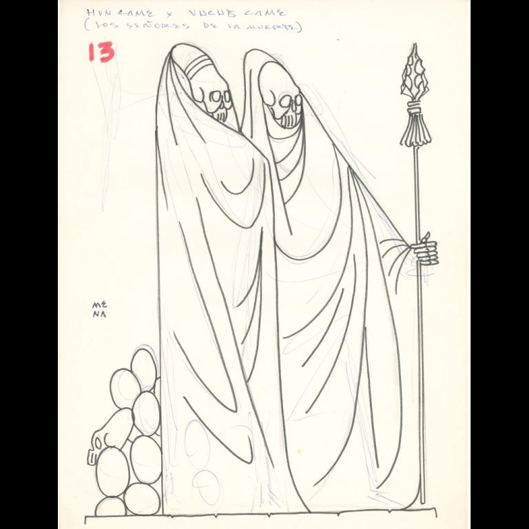 Hun Camé y Vucub Camé (Los señores de la muerte) - Grajeda Mena